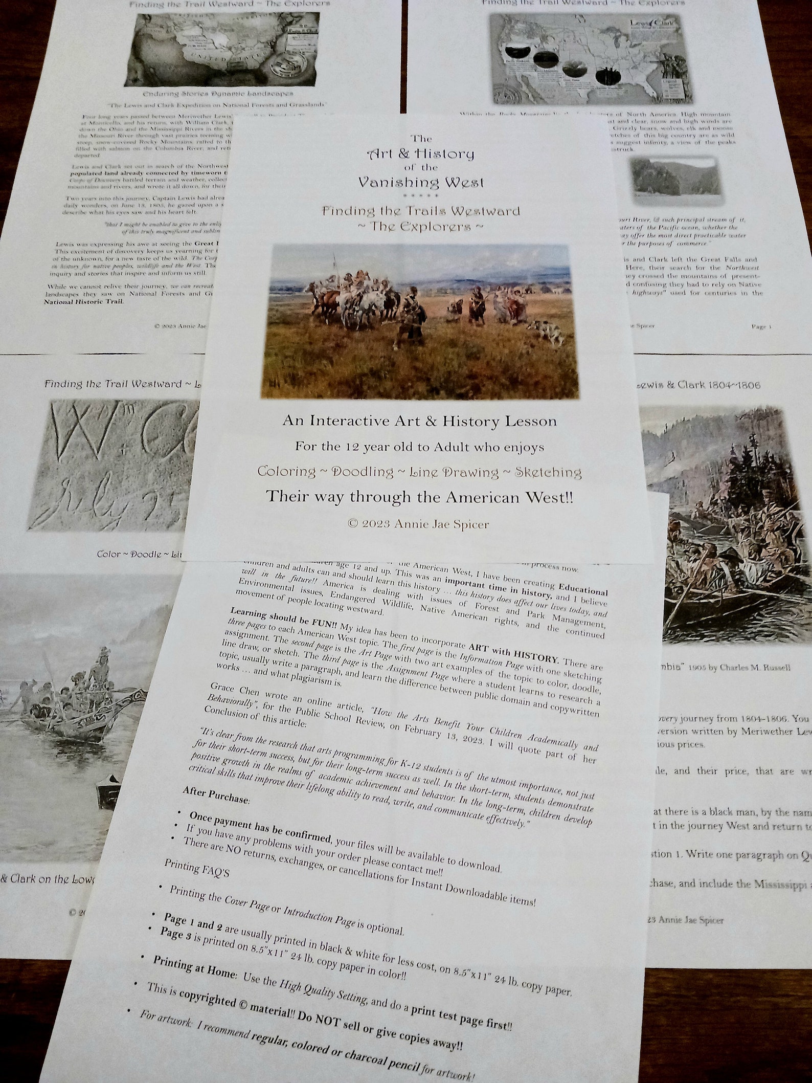 Lewis and Clark - the Explorers - Interactive Educational Printable ...
