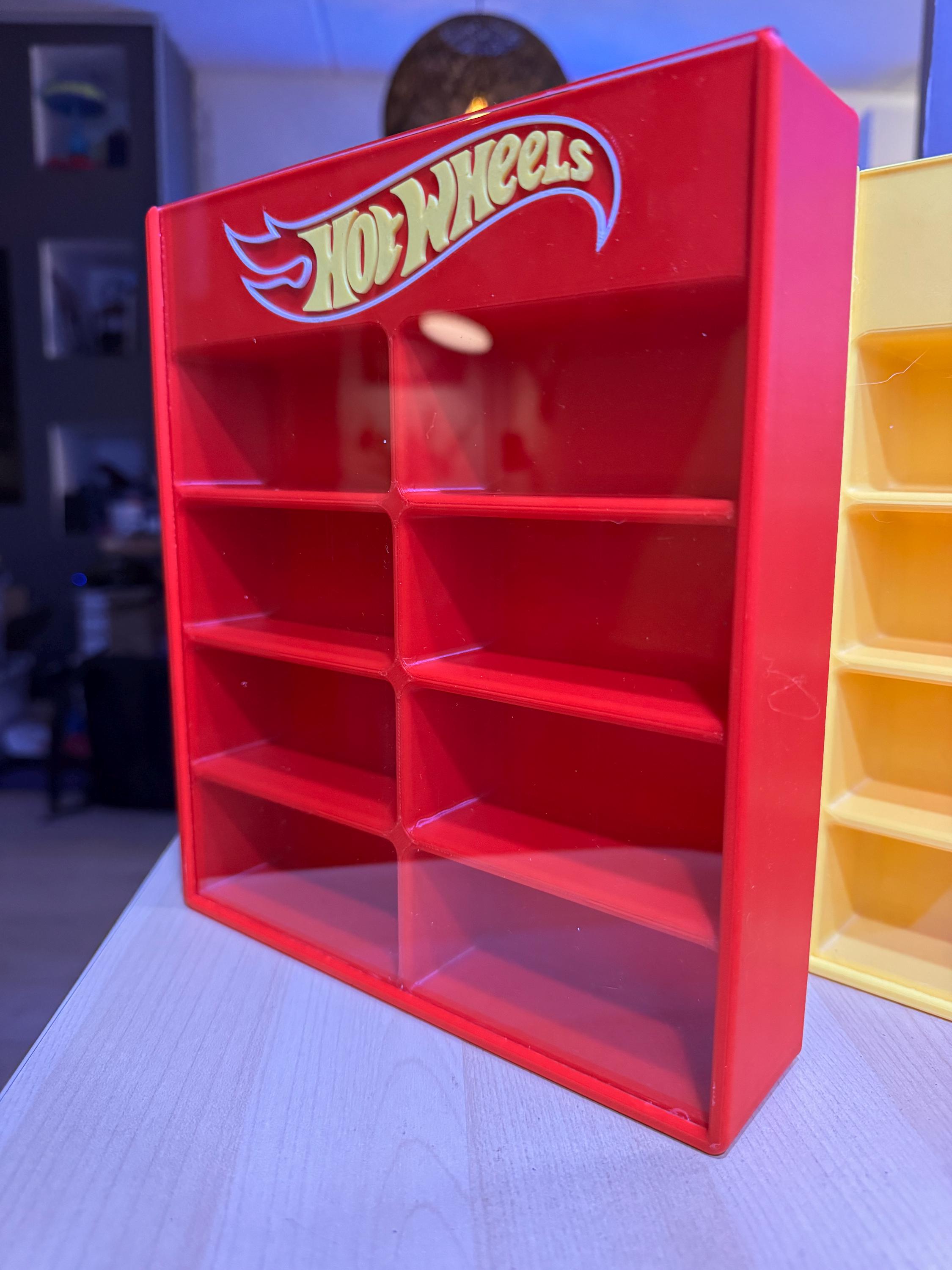 Hotwheels 1:64 Car Desk/wall Display With Glass Dust Protection - Etsy