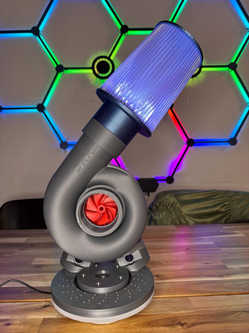 DWX Turbo Desktop Lamp V2 printed and Assembled Version - Etsy