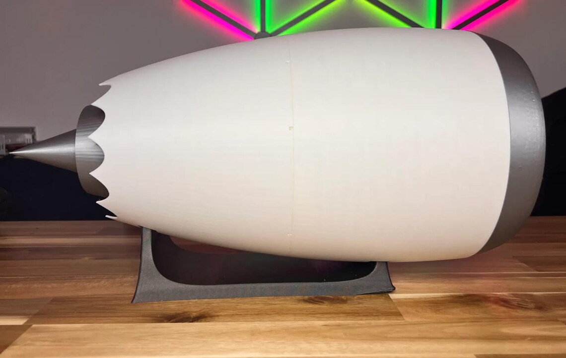 X3D Jet Engine With Cowling (turbo Fan) - Etsy UK