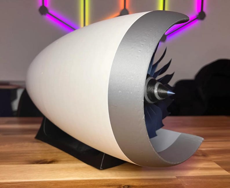 X3D Jet Engine With Cowling (turbo Fan) - Etsy UK