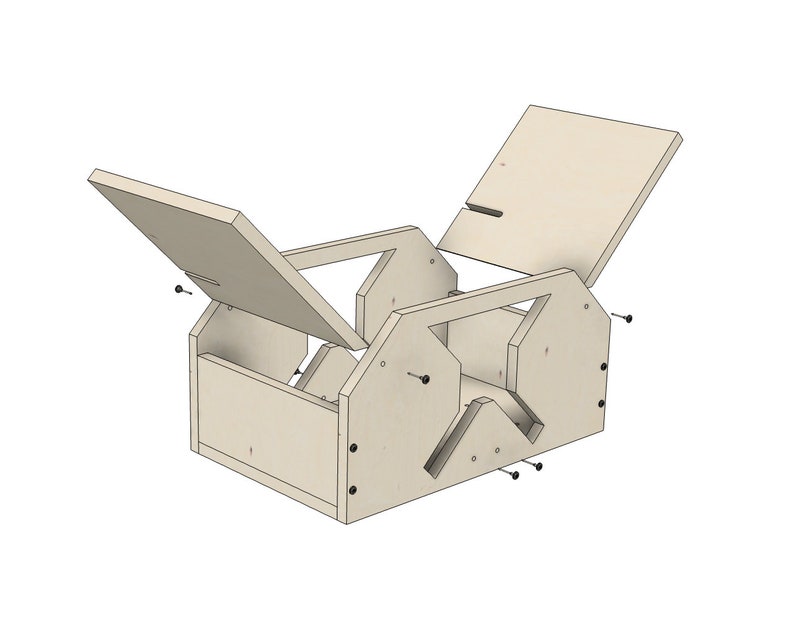Table Saw Sled for Cutting Box Miter Joints - Design Plan - Etsy