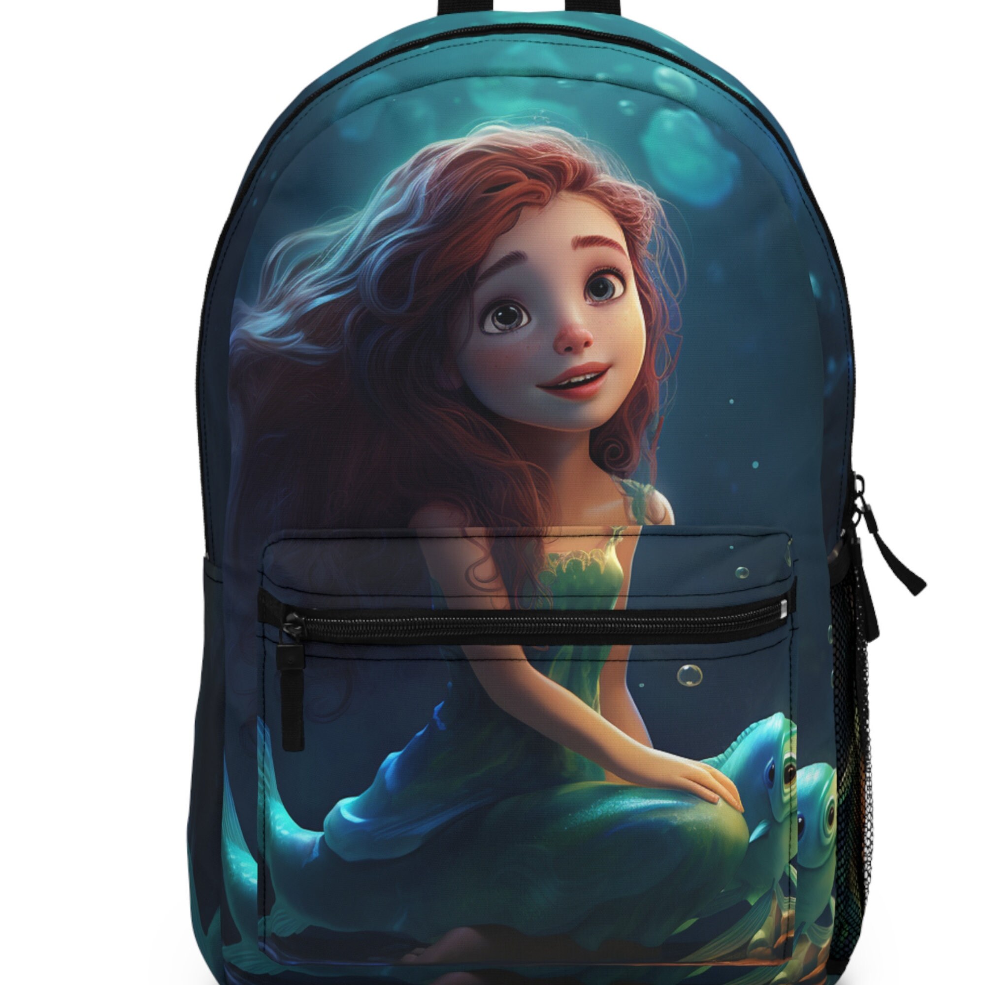 Custom Personalized Mermaid Under The Sea Backpack Designed & Sold By ...