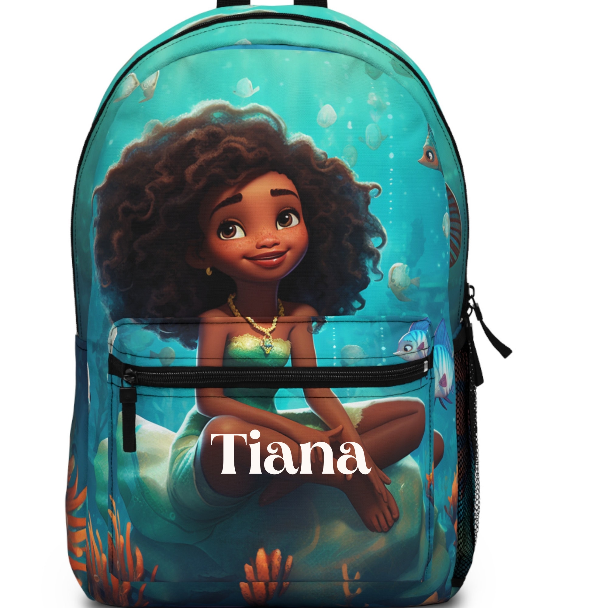 Custom Personalized Mermaid Under The Sea Backpack Designed & Sold By ...