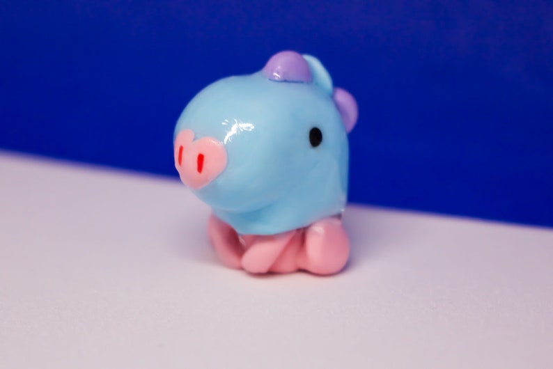 Bt21 Mang Polymer Clay Figurine BTS Jhope Keychain Charm Cute Gift for ...