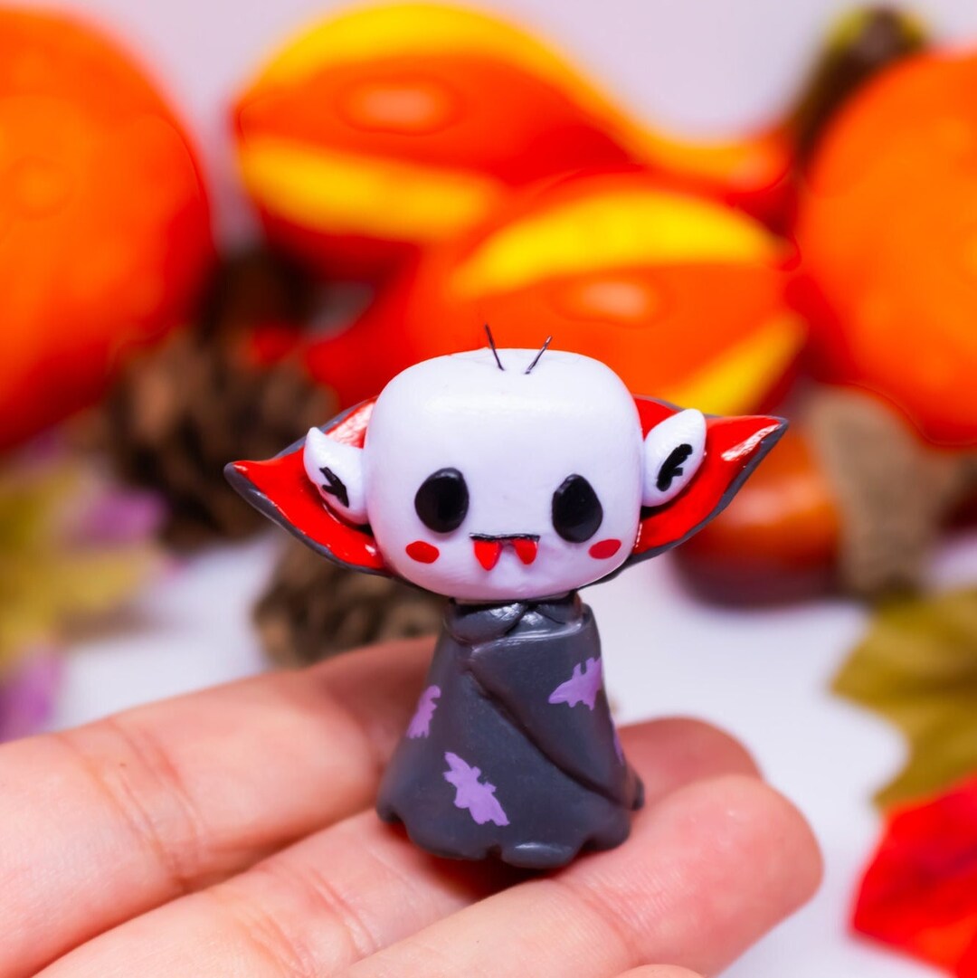 Creepy Cute Vampire Charm, Kawaii Cute Vampire Jewelry, Monster Charm ...