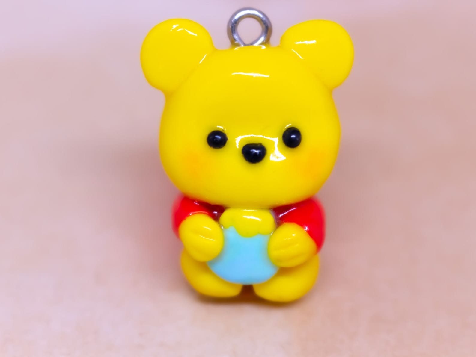 Winnie the Pooh Charm Pooh Bear Disney Charm Keychain Winnie - Etsy