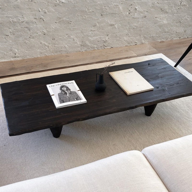 Raw Wood Coffee Table - Etsy