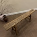 Reclaimed Wood Skinny Bench • Handmade Rustic Furniture • Wooden Stool - Etsy