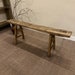 Reclaimed Wood Skinny Bench • Handmade Rustic Furniture • Wooden Stool - Etsy