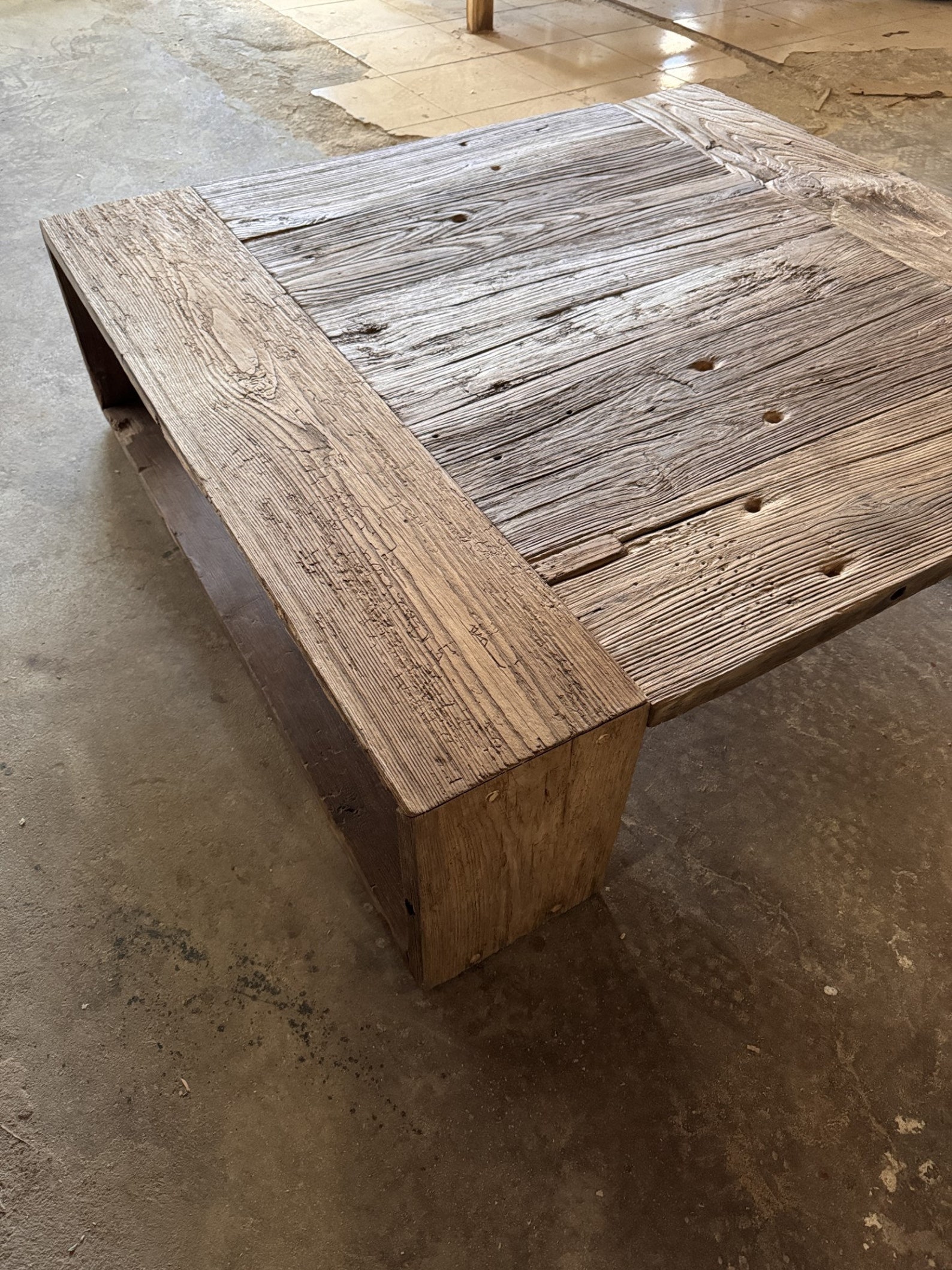 Unique Rustic Old Coffee Table • Handmade Farmhouse Furniture Living ...
