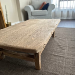 Reclaimed Rustic Coffee Table - Farmhouse Furniture - Etsy