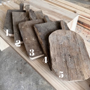 Reclaimed Oak Wood Cutting Board • Rustic Wood Wall Kitchen Decor - Etsy