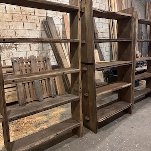 Reclaimed Wooden Shelves • Rustic Wood Shelf Kitchen - Living Room - Etsy