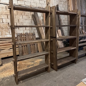 Reclaimed Wooden Shelves Rustic Wood Shelf Kitchen Living Room - Etsy