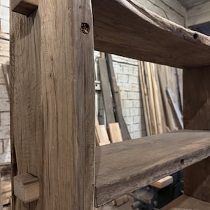 Reclaimed Wooden Shelves • Rustic Wood Shelf Kitchen - Living Room - Etsy