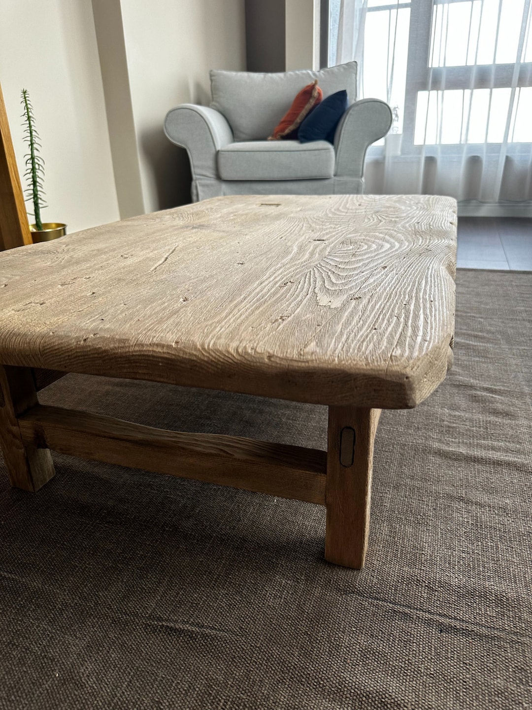 Reclaimed Rustic Coffee Table - Farmhouse Furniture - Etsy