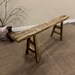 Reclaimed Wood Skinny Bench • Handmade Rustic Furniture • Wooden Stool - Etsy
