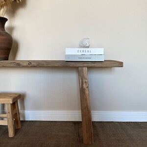 Narrow Wood Console Table • Handmade Rustic Furniture - Etsy