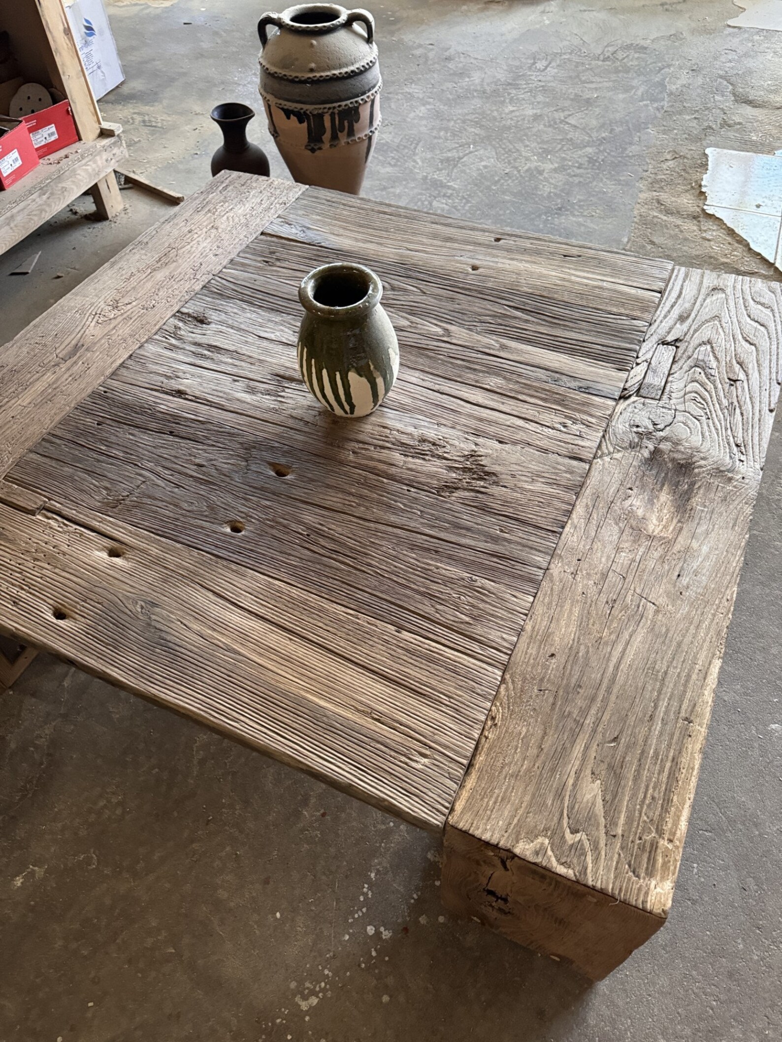 Unique Rustic Old Coffee Table • Handmade Farmhouse Furniture Living ...