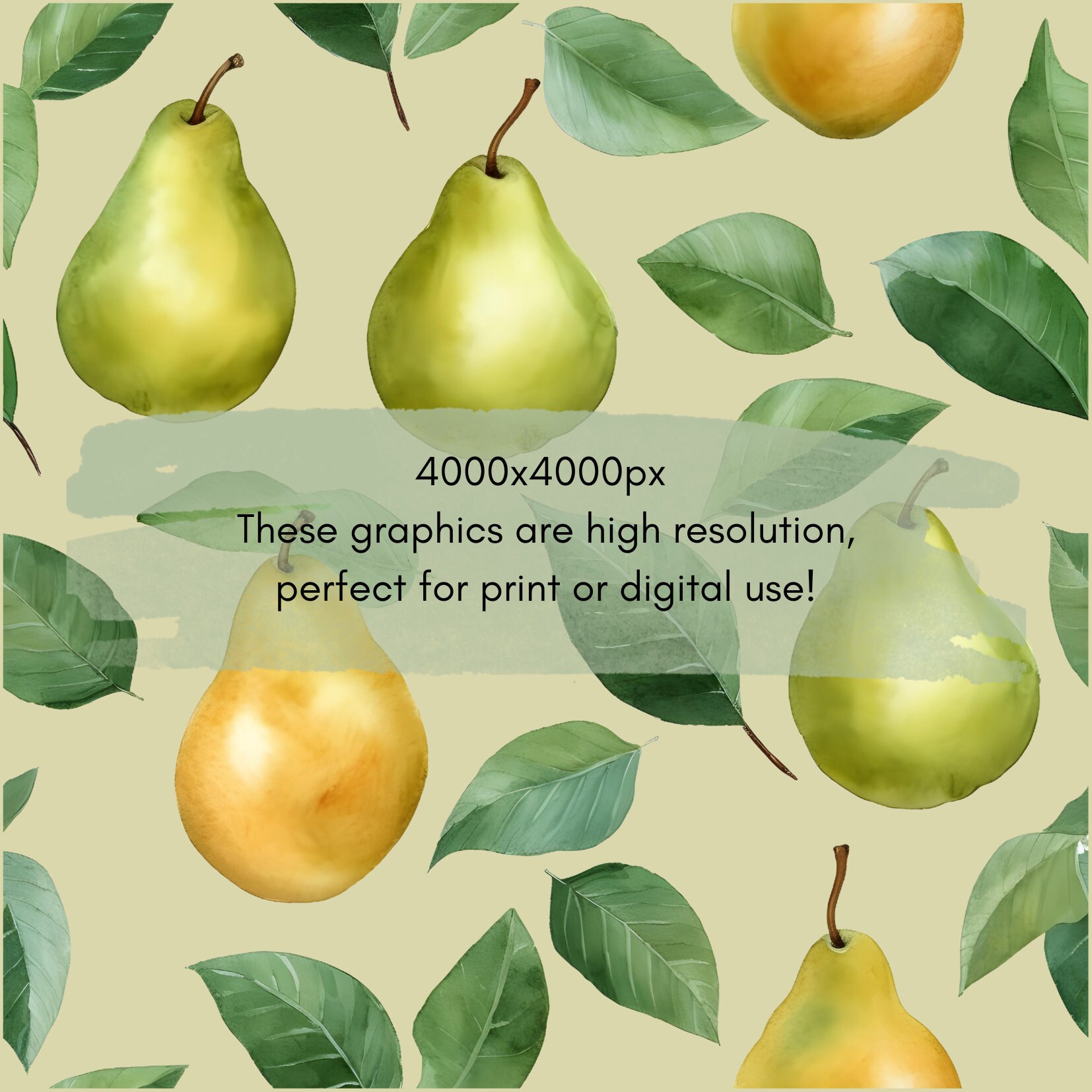 Transparent Background Summer Fruit Digital Paper 12 Designs 12 in X 12 ...