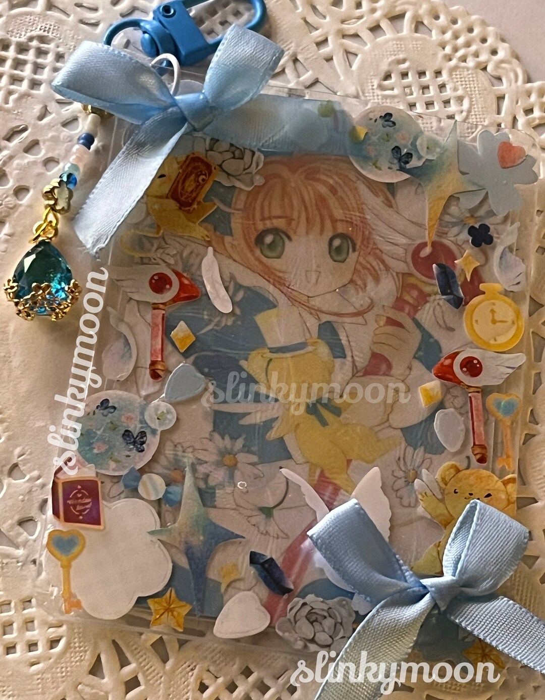 Card Captor Sakura Inspired Decorated Toploader Keychains - Etsy