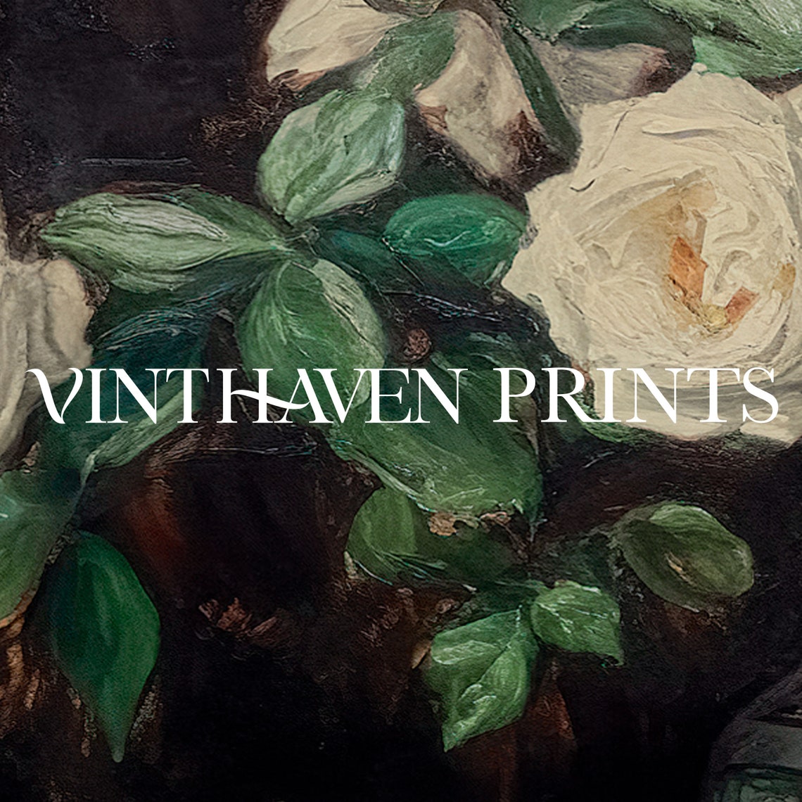 Rustic Potted White Rose Still Life Wall Art Oil Painting PRINTABLE Art ...