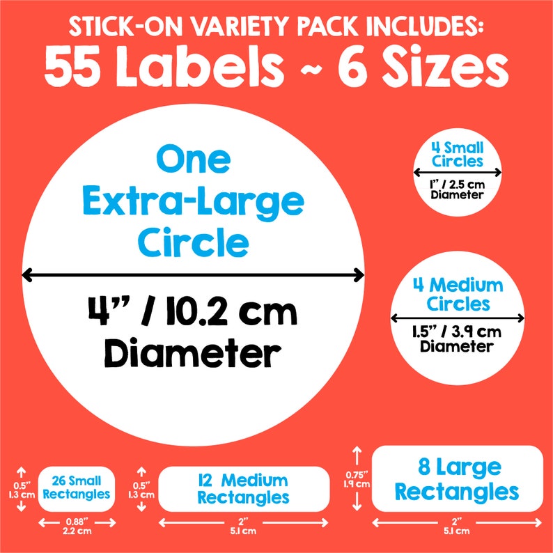 Rainbow Bento Box Label School Supplies Lunch Labels Waterproof ...