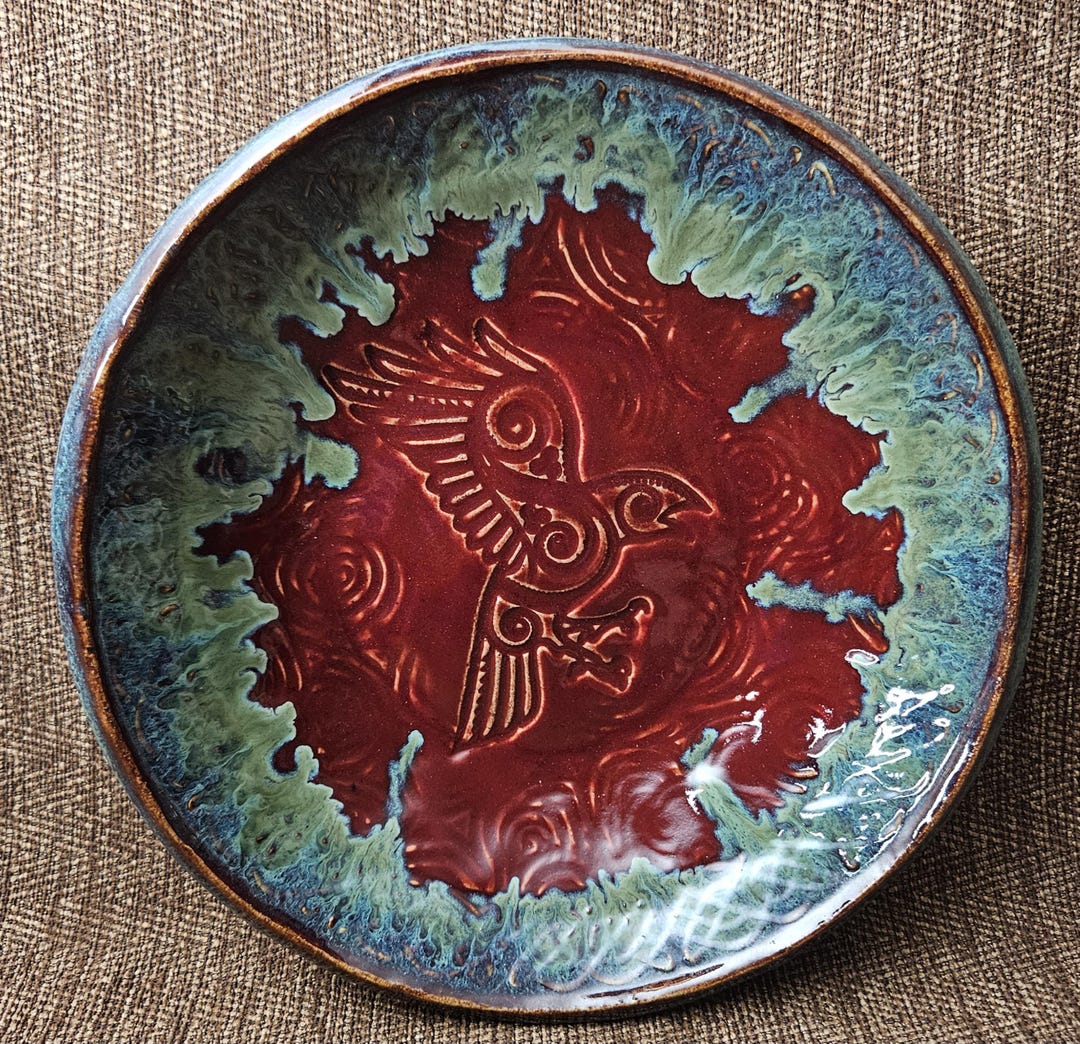 Flight of the Raven From the Contemporary Celtic Collection: Fiery Red ...