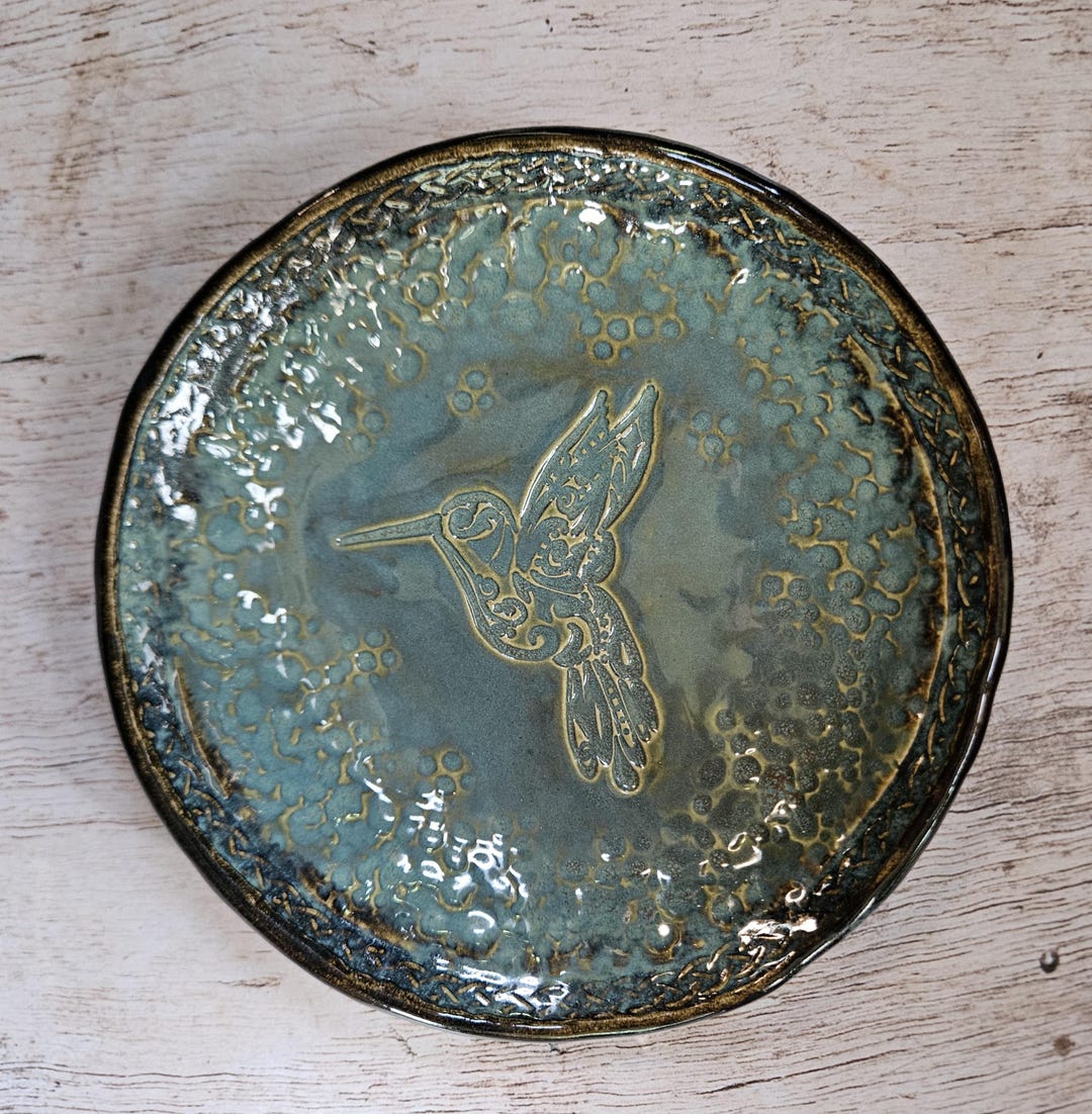 Celtic Hummingbird Profile Bowl From the Contemporary Celtic Collection ...