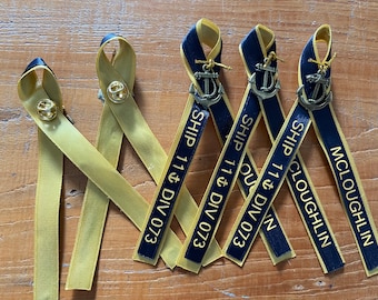 PIR Ribbon, US Navy PIR Ribbon, Graduation, Gifts for Her, Navy Sailor ...