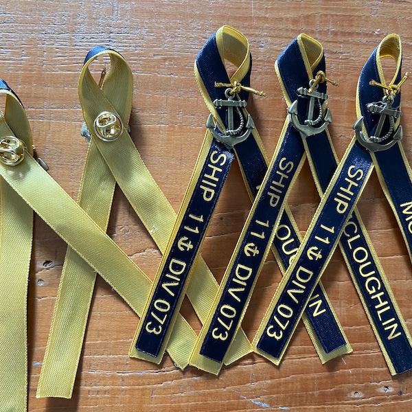 Navy Ribbon - Etsy