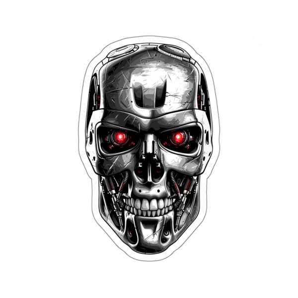 Terminator Skull - Etsy