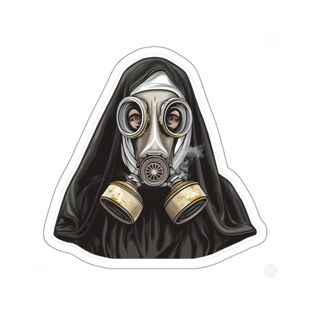 Nun in A Gas Mask, Sister Habit, Rave Party Vibes, Steampunk, Funny ...