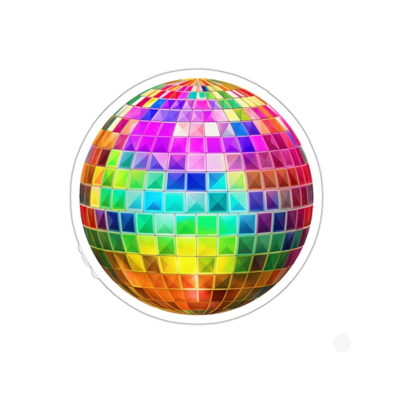 Disco Ball, Rainbow Rave, Pride Colors, 80s Retro Dance, Studio 54 ...