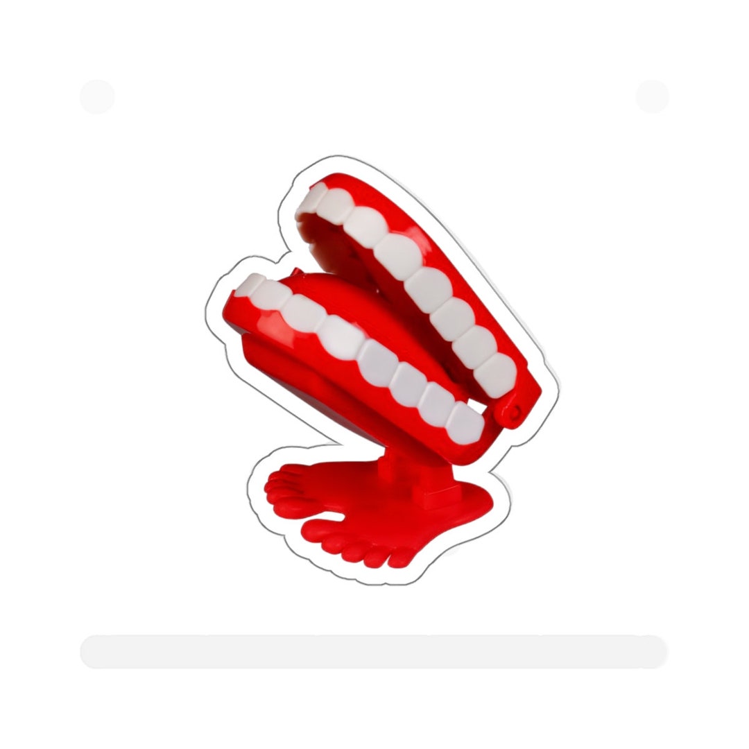 Clackety Clack, Teeth, Jumping Teeth, Vintage Toy, Dentist Delight, Can ...