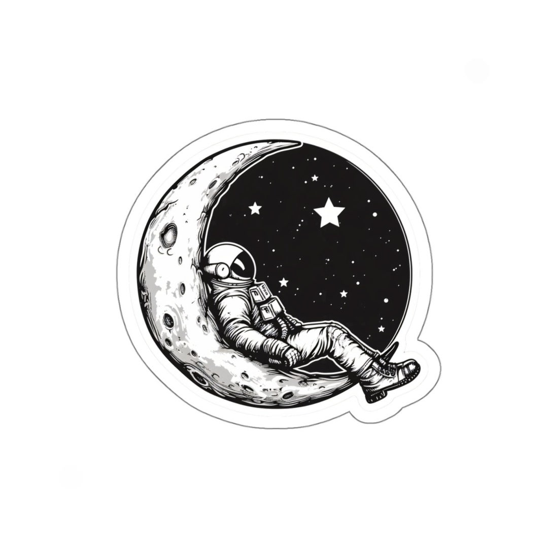 Man in the Moon, Moon, Lunar, Astronaut, Midnight Full Moon, Classic ...