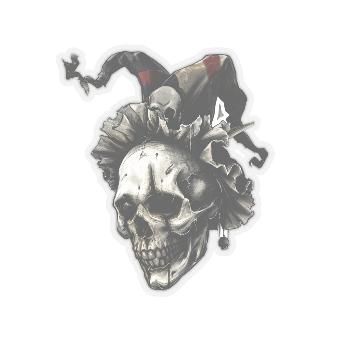 Skull, Jester Skull, Skull Art, Evil Clown, Horror, Dark Fantasy ...