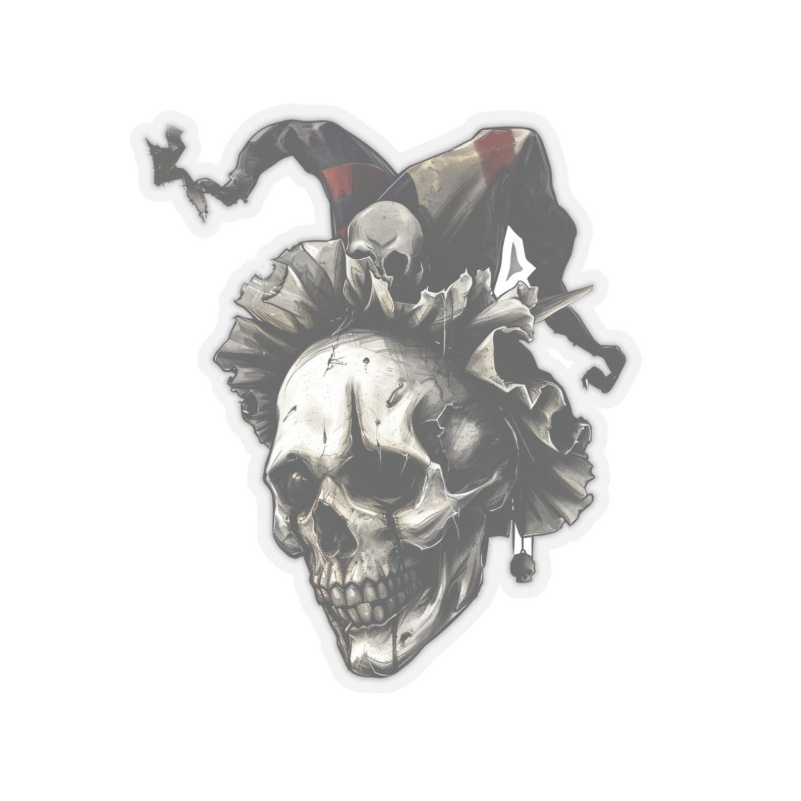 Skull, Jester Skull, Skull Art, Evil Clown, Horror, Dark Fantasy ...