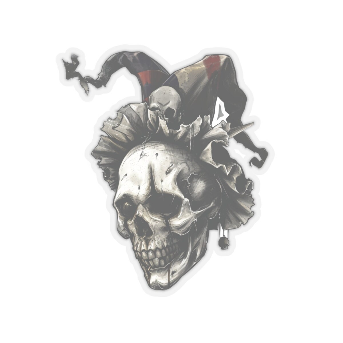 Skull, Jester Skull, Skull Art, Evil Clown, Horror, Dark Fantasy ...