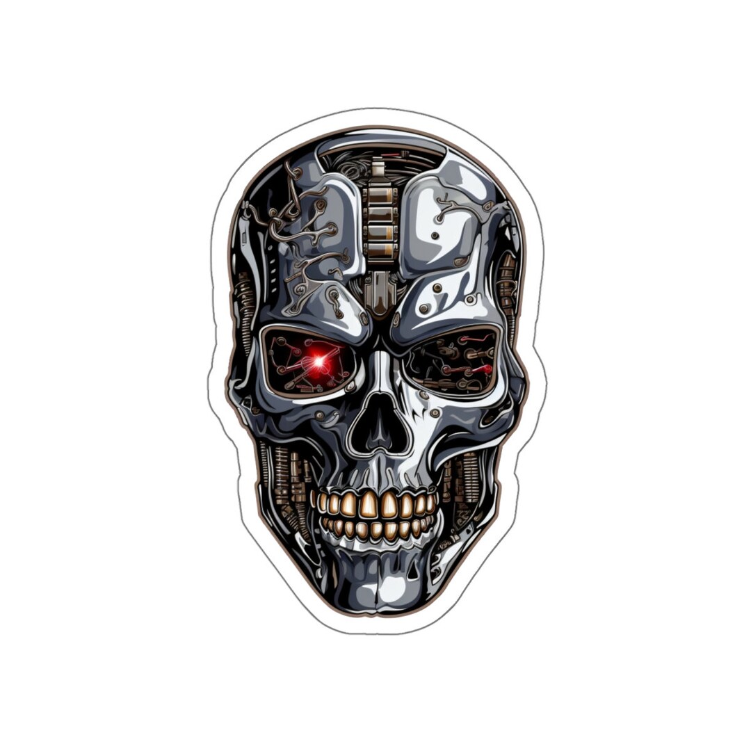 Terminator, T800, T-800, Cyborg, Sci Fi, Fantasy Kiss-cut Stickers - Etsy