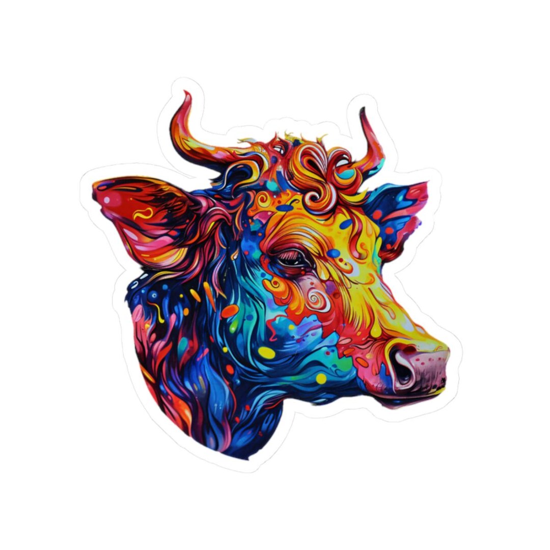 Cosmic Cow, Sci Fi, Bovine, Cow, MOO!, Farm Animal, Country Art, Humor ...