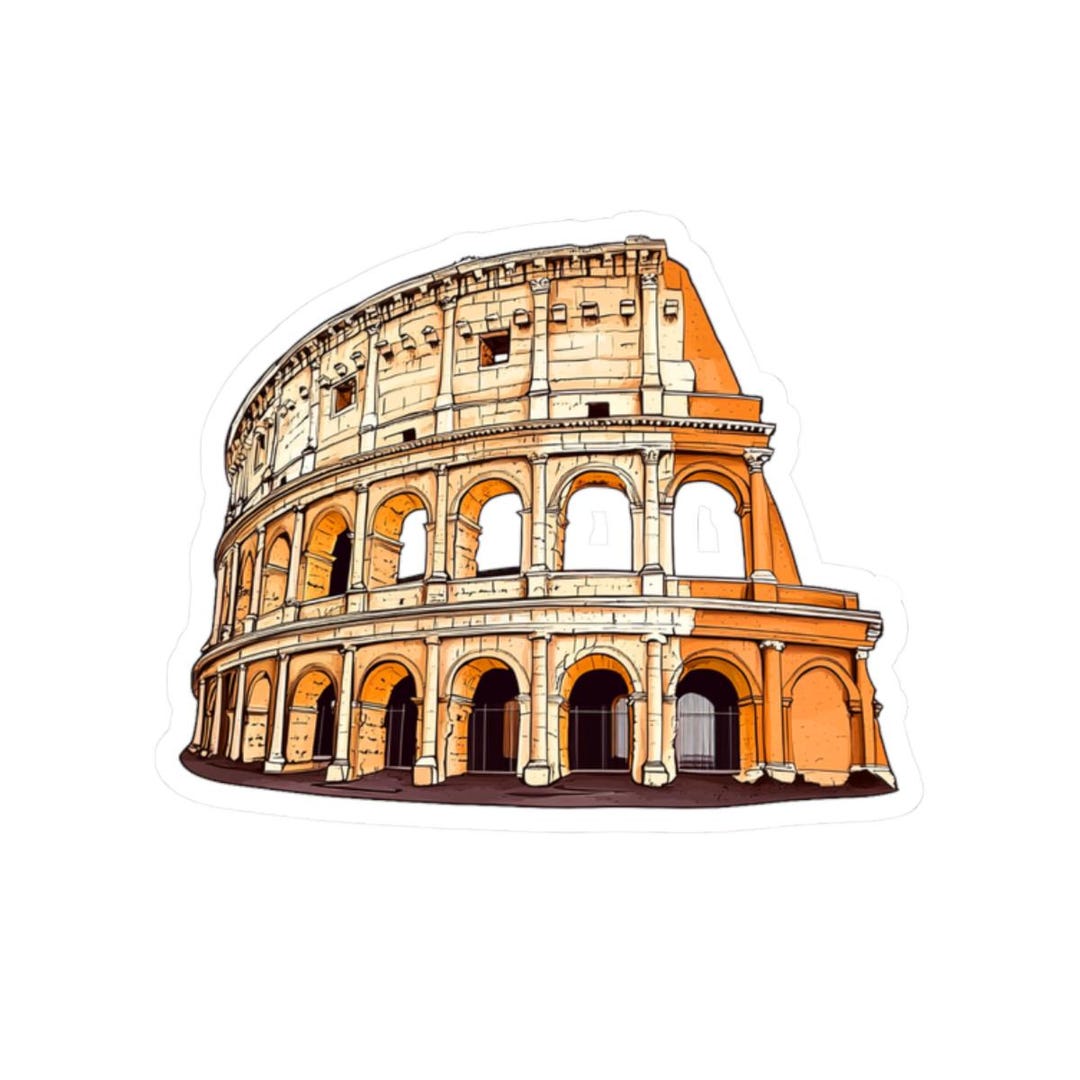 Rome, Italy, Vacation Sticker, Colosseum, Historic Site, Wonder of the ...