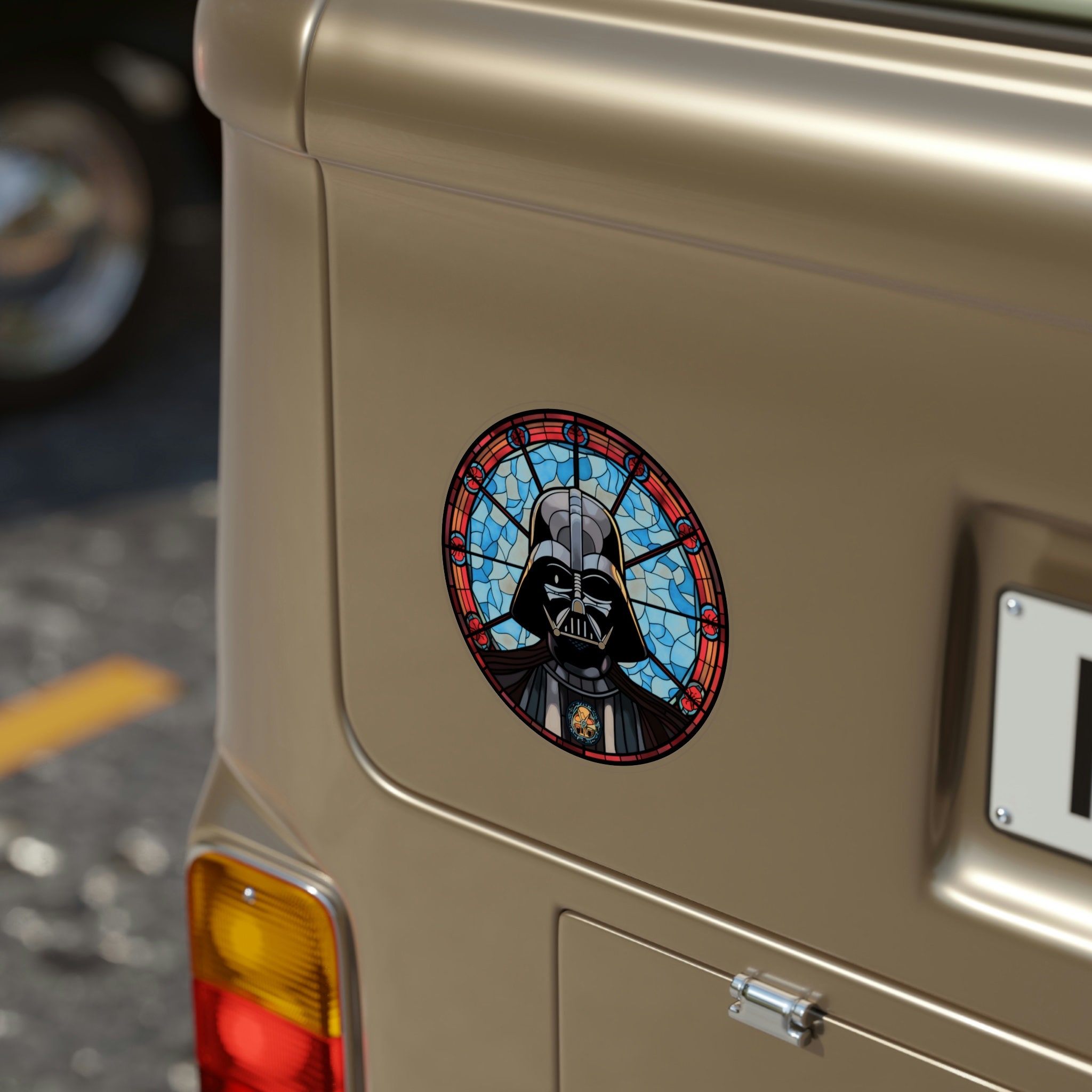 Darth Vader, Holy Dark Side, Stained Glass Art, Colored Window, Sith ...