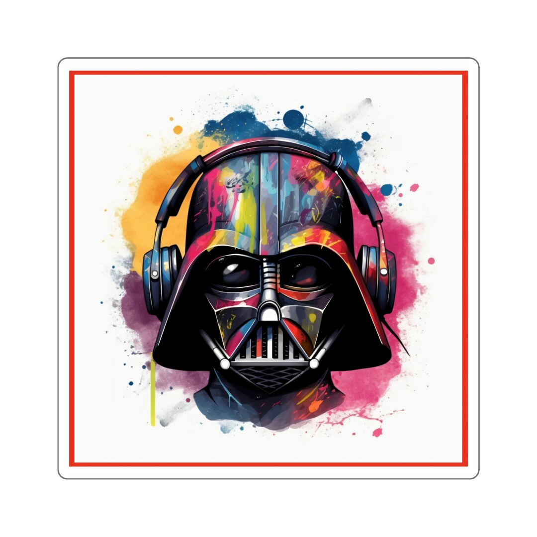 Darth Vader, the Dark Side, Headphones, Jamming, Music Vibes, Star Wars ...