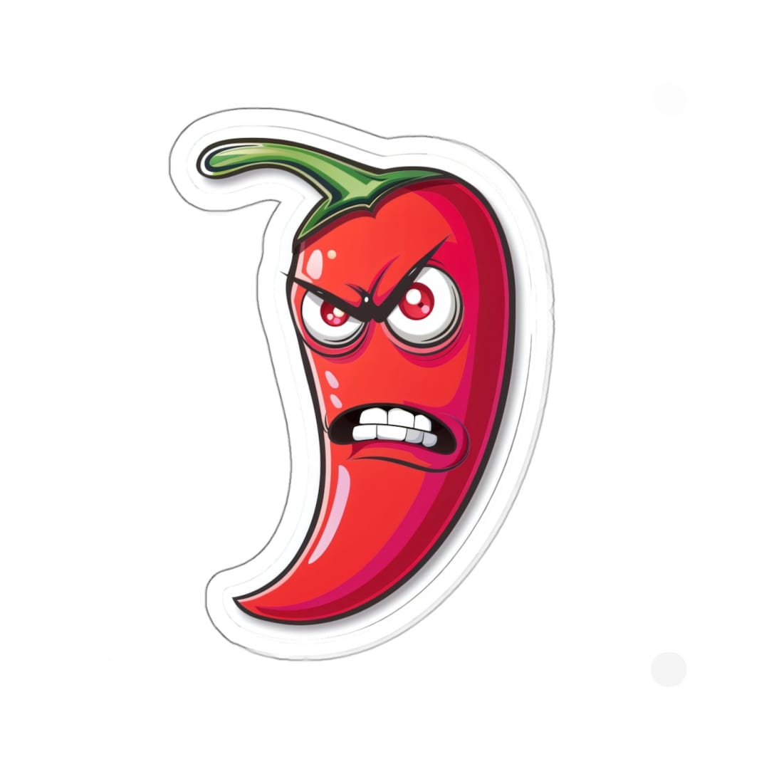 Red Hot Chili Pepper, Chile Pepper, Angry Pepper, HOT!, Funny, Classic ...