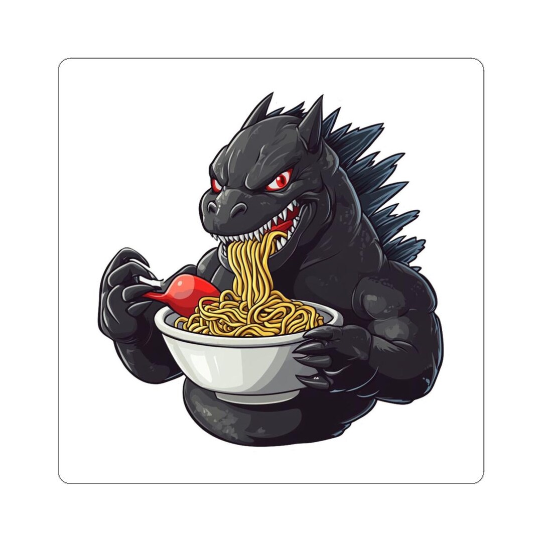Godzilla, Ramen, Noodles, Godzilla Eats, Japanese Monster, Movie Iconic ...