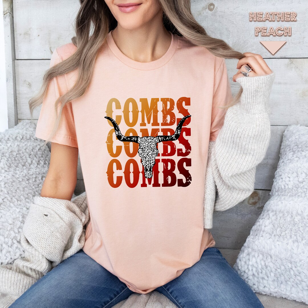 Combs Bullhead Shirt, Country Music Combs Tee, Music Concert Shirt ...