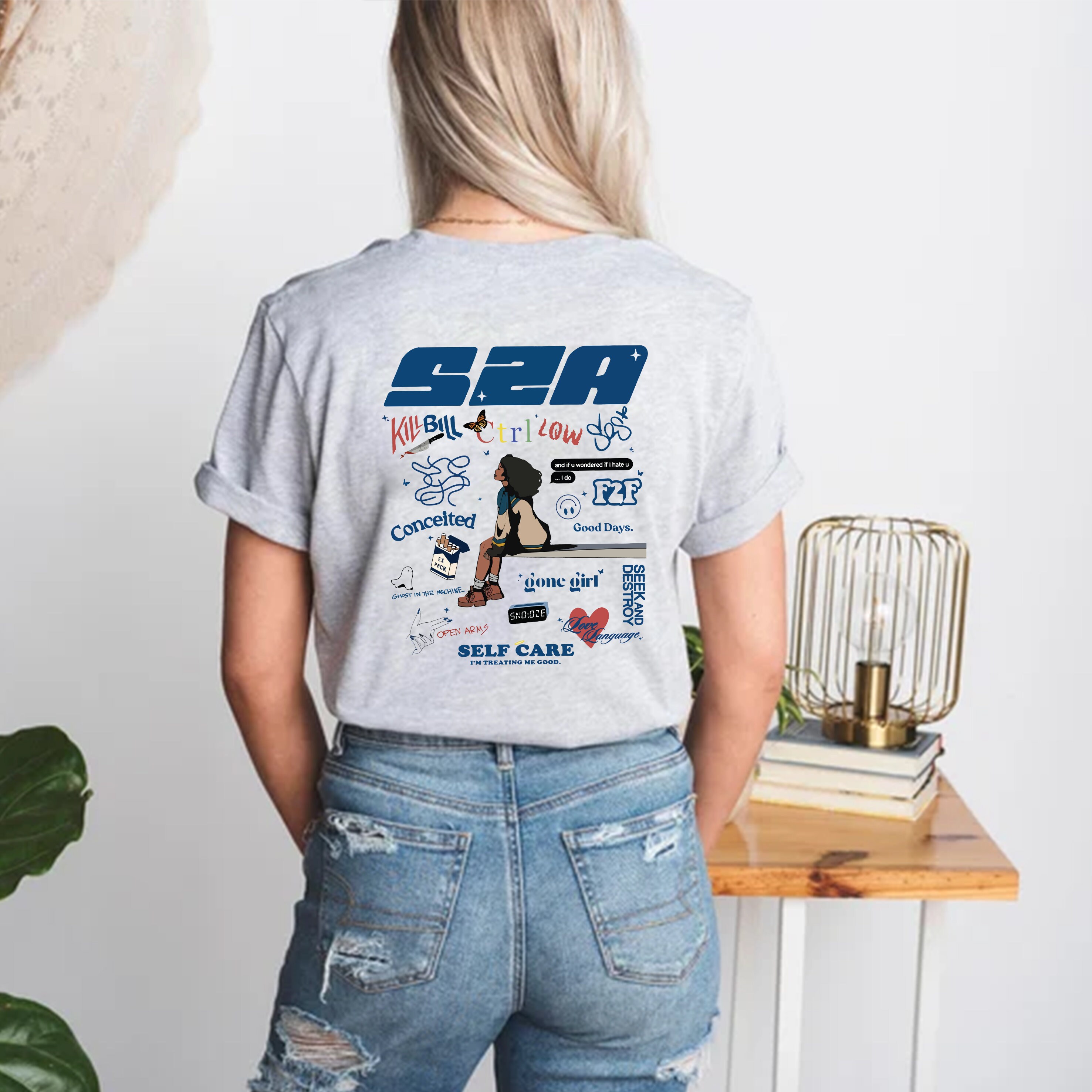 Vintage SZA Shirt - Sza Merch - Sza - Good Days Graphic Tee - SZA 90s ...