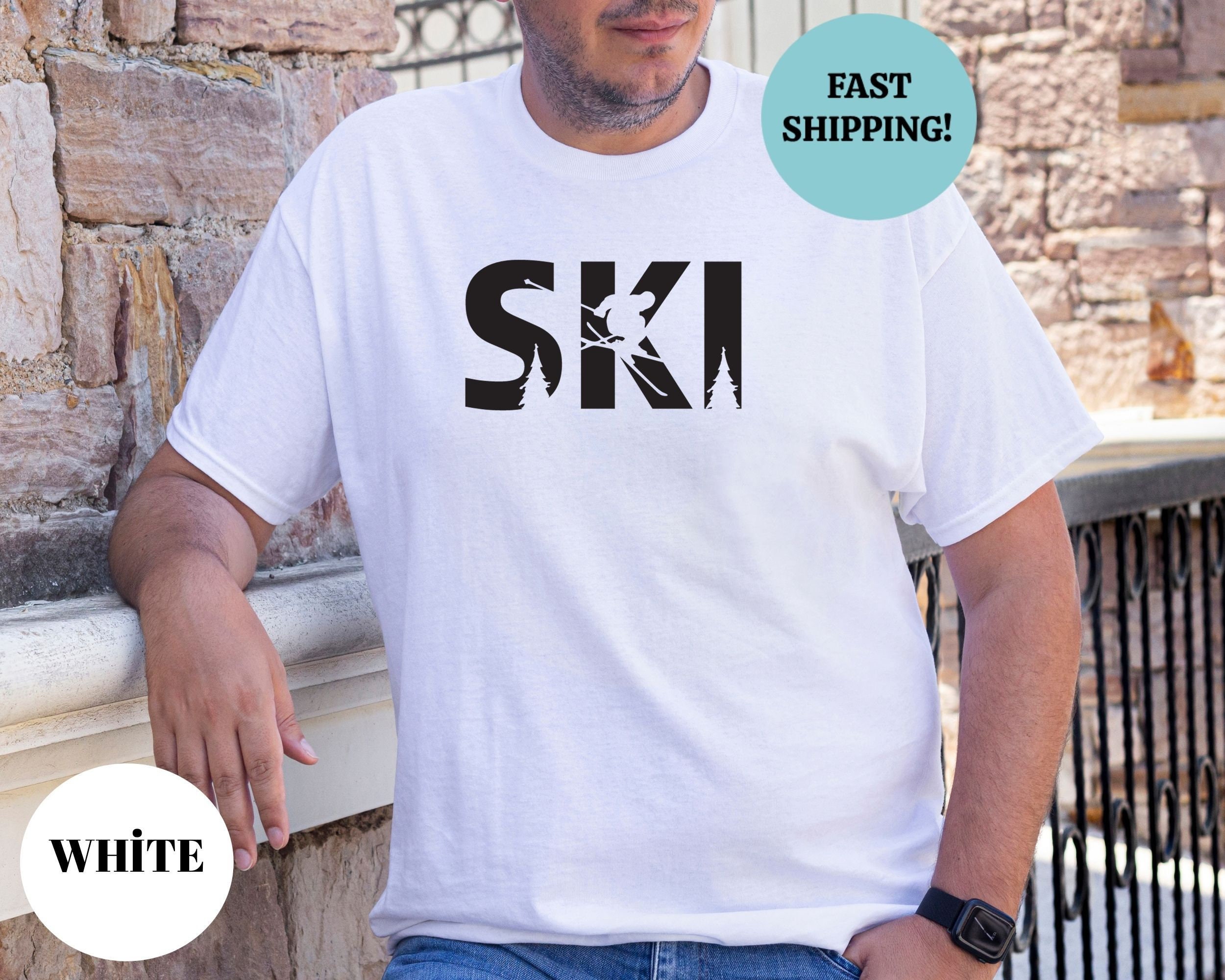 Ski Shirt, Snowboarding Shirt, Winter Sports Shirt, Skiing Shirt, Skier ...